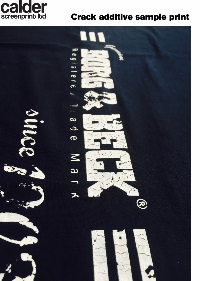 Special effect - crack Ink sample - Contract Screen Printer and t shirt ...